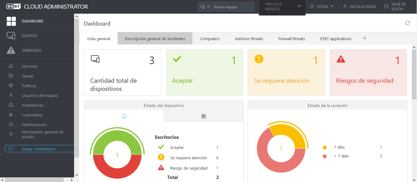 Nueva consola en Nube de Eset – Blog de Itech Sas